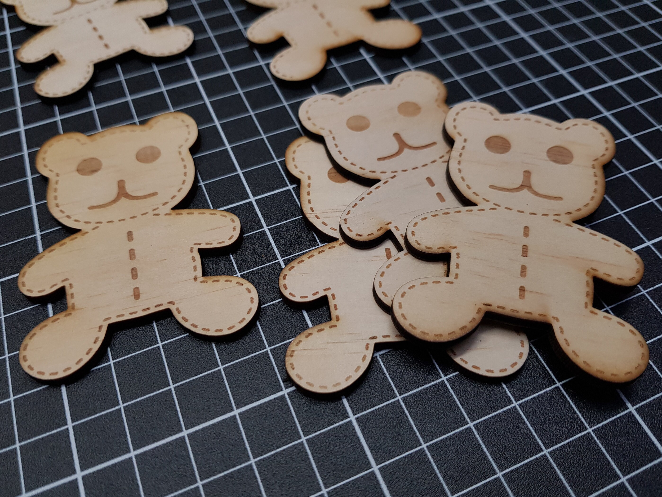 Laser Cut Teddy Bears | Etsy