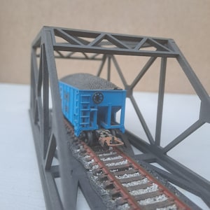 HO Scale Bridge, Truss Bridge, Railway Bridge, Assembled & Painted or ...