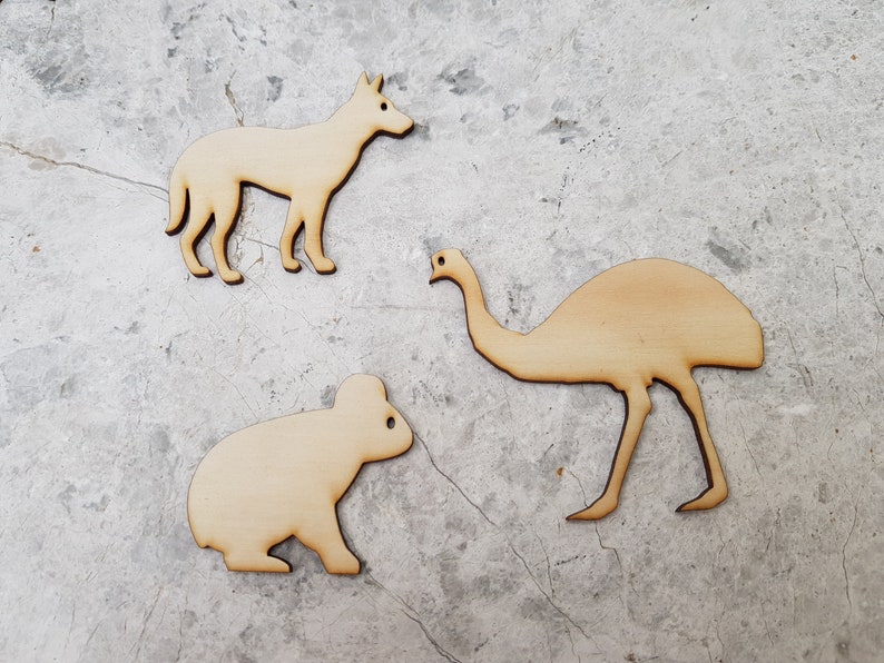 Australian Animals Laser Cut Animals ver.1 3mm 1/8 - Etsy Australia