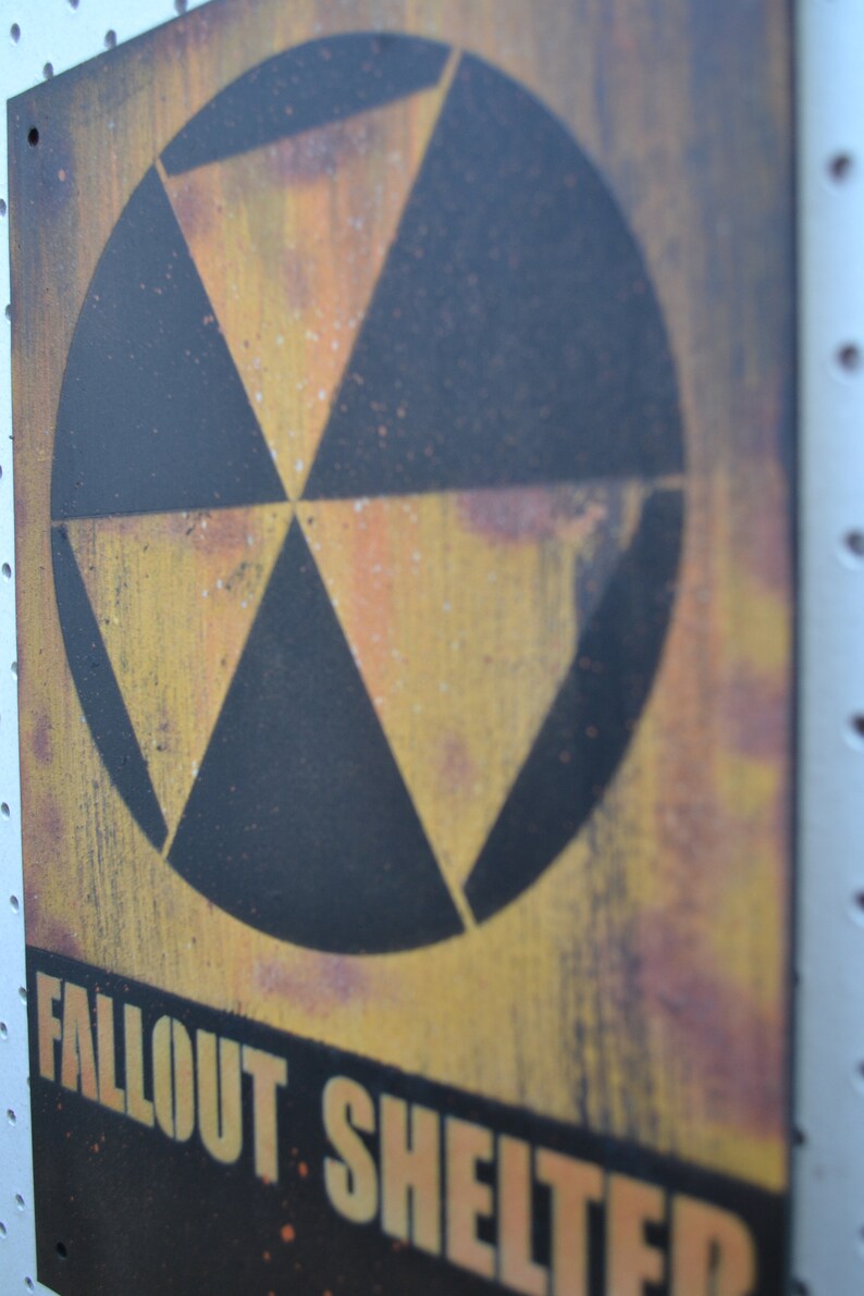 Fallout Shelter Signs - Etsy