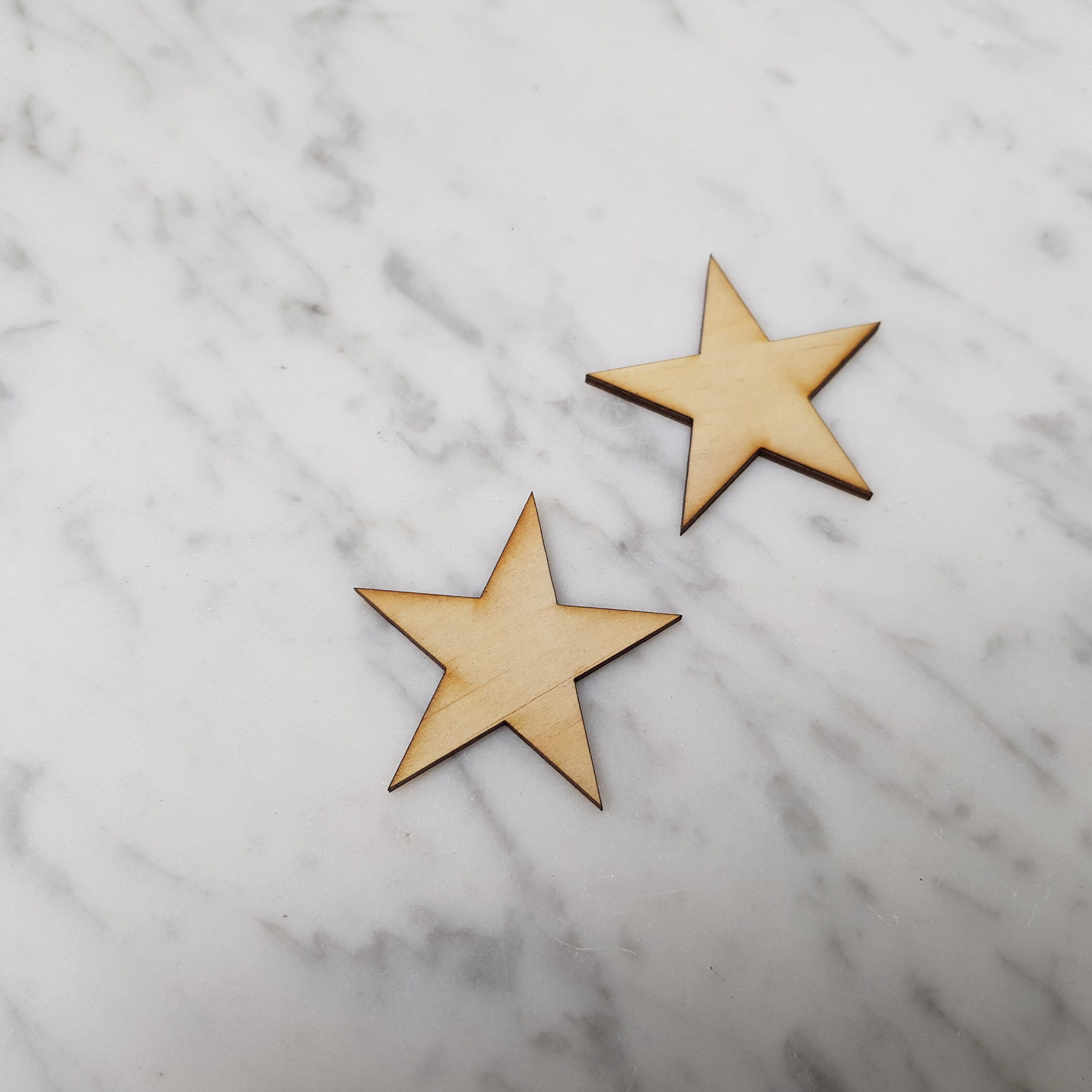 Wooden Star Laser Cut Wooden Stars Size 2.5cm to 20cm 3mm (1/8 ...