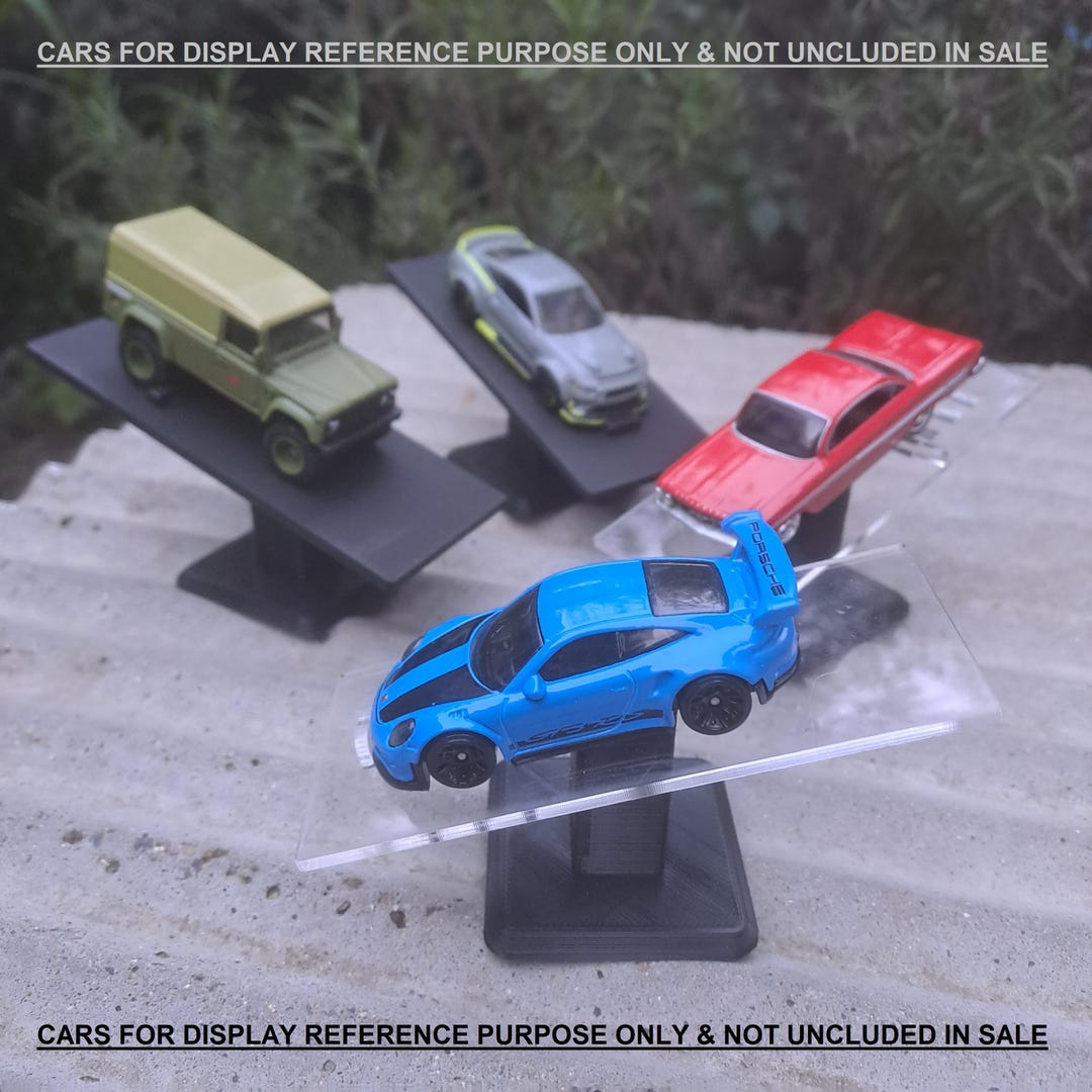 1:64 Scale Model Car Display Stand, Toy Car Display Stand, Collectible ...