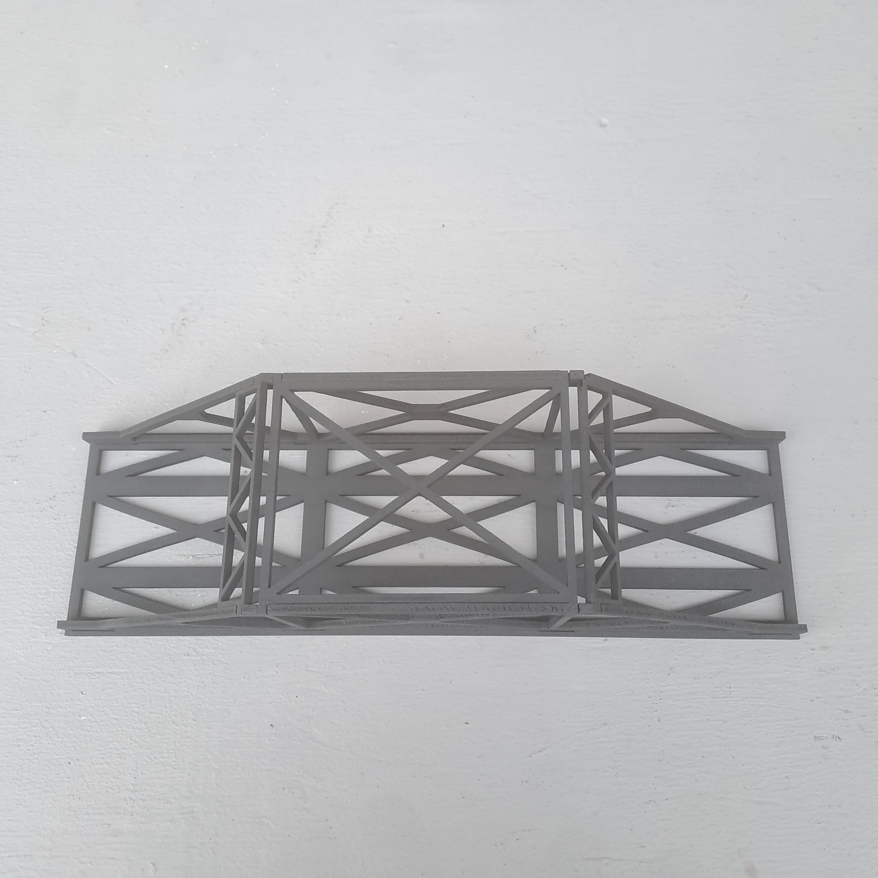 HO Scale Bridge, Truss Bridge, Railway Bridge, Assembled & Painted or ...