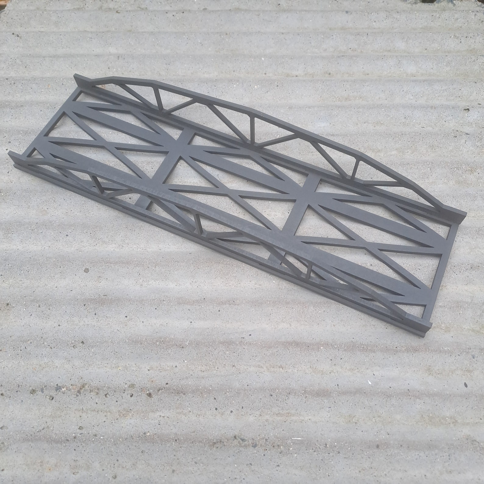 HO Scale Bridge, Open Truss Bridge, Railway Bridge, Assembled & Painted ...