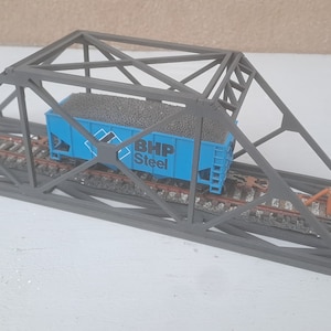 HO Scale Bridge, Truss Bridge, Railway Bridge, Assembled & Painted or ...