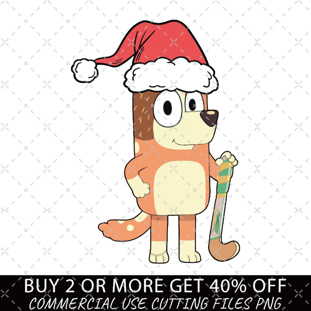 Bluey Christmas PNG, Bluey Family Christmas, Decal Files, Vinyl ...