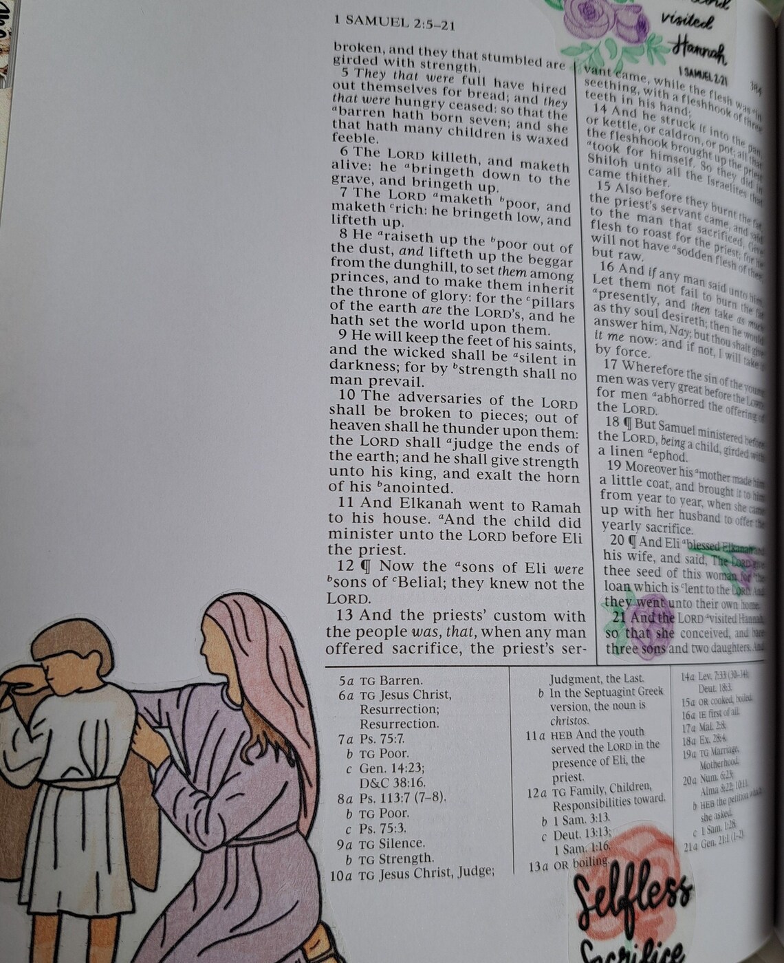 Hannah Bible Women Printable Scripture Stickers Art Study Women in the ...