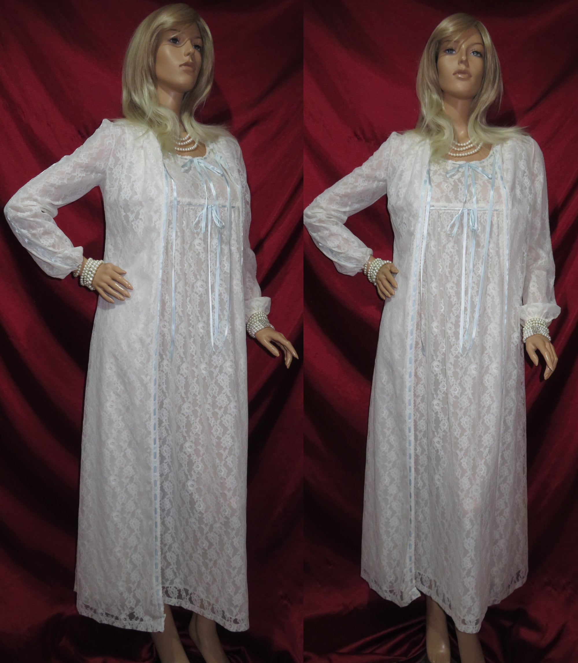Peignoir Set 34 (USA) 12 (AU) - Etsy