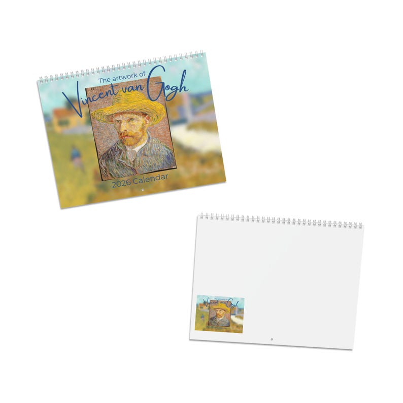 Vincent Van Gogh Artwork Calendar 2026 | Dutch Impressionist Wall ...
