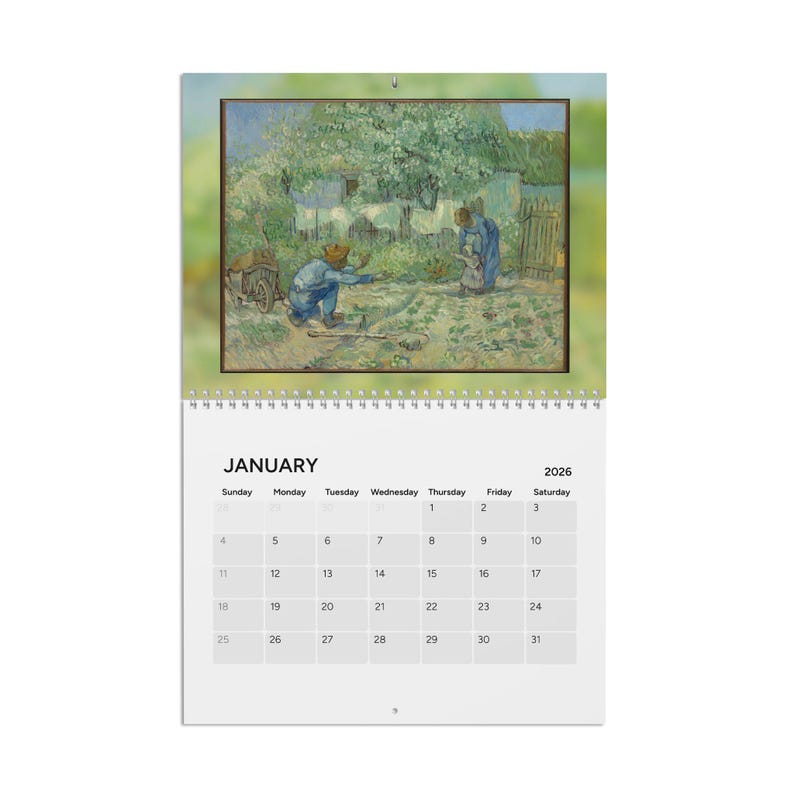 Vincent Van Gogh Artwork Calendar 2026 | Dutch Impressionist Wall ...