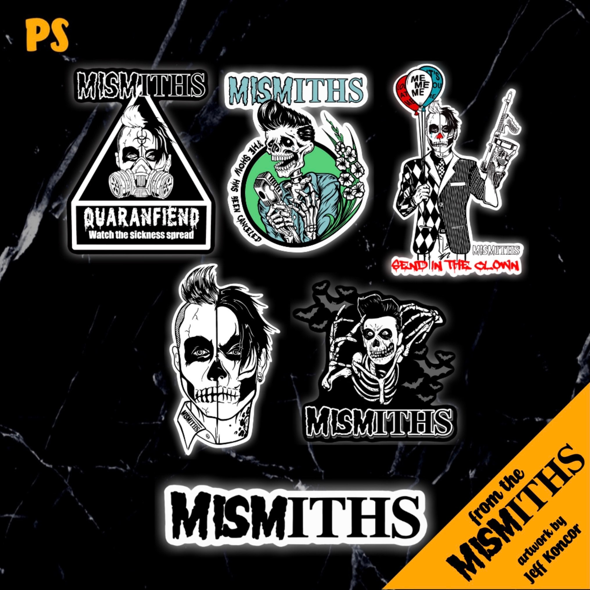 Laptop Various Sizes Misfits Vinyl Sticker Water Resistant Laptop ...