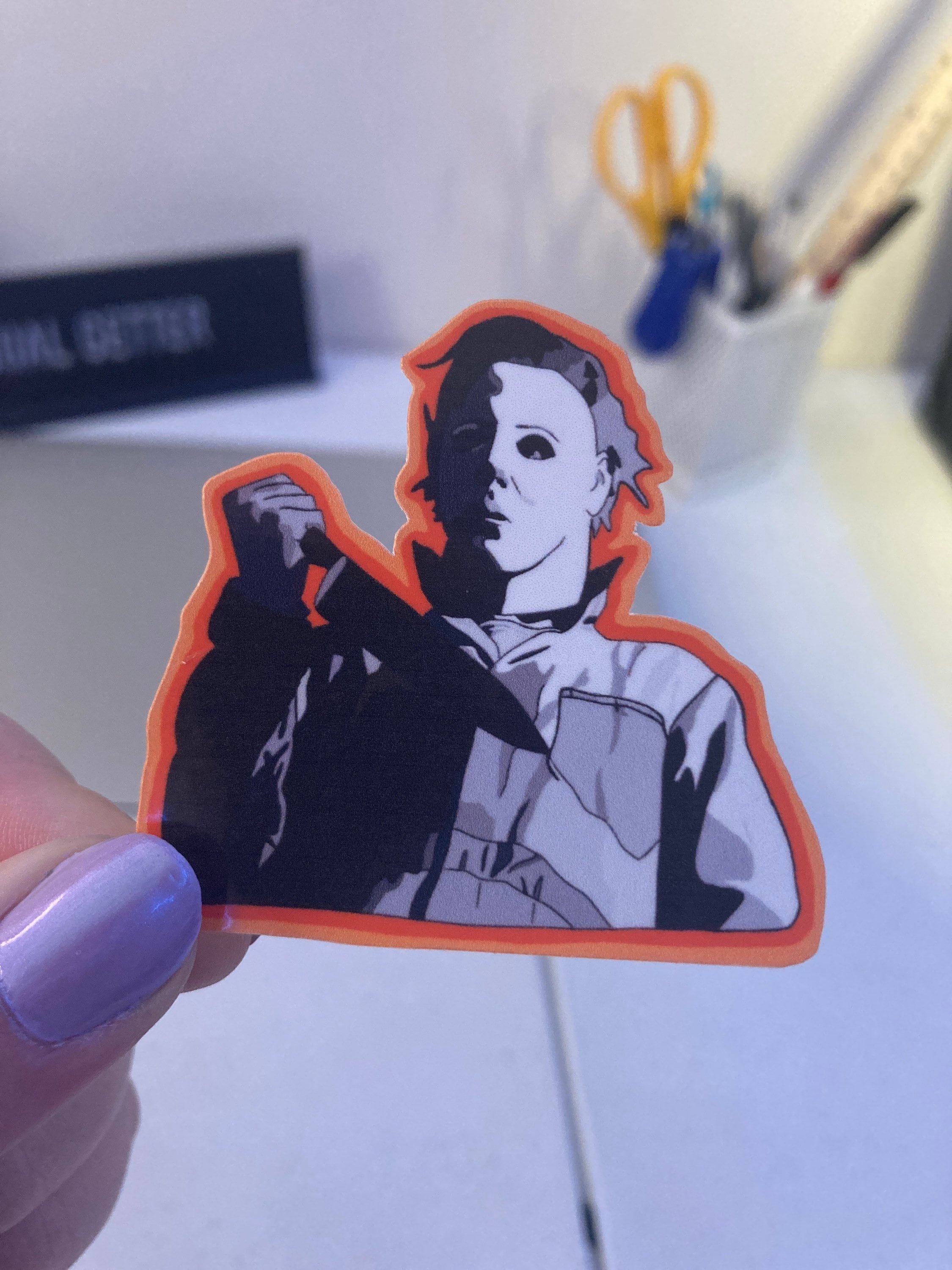 Michael Myers Halloween sticker movie characters cult | Etsy