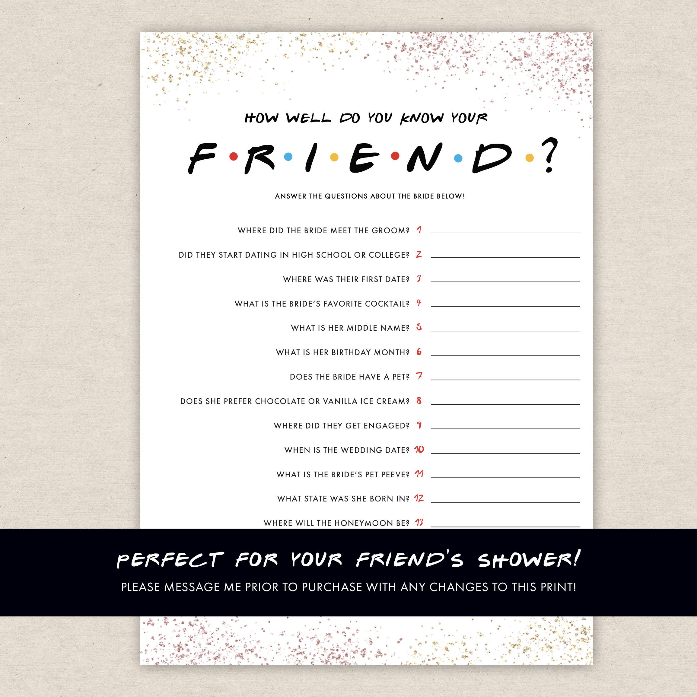 How Well Do You Know Me Questions For Friends