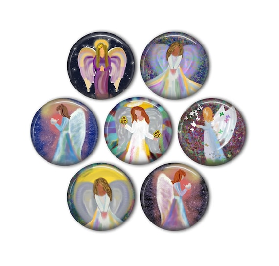 Angels 1 Magnets Set of 7 - Etsy