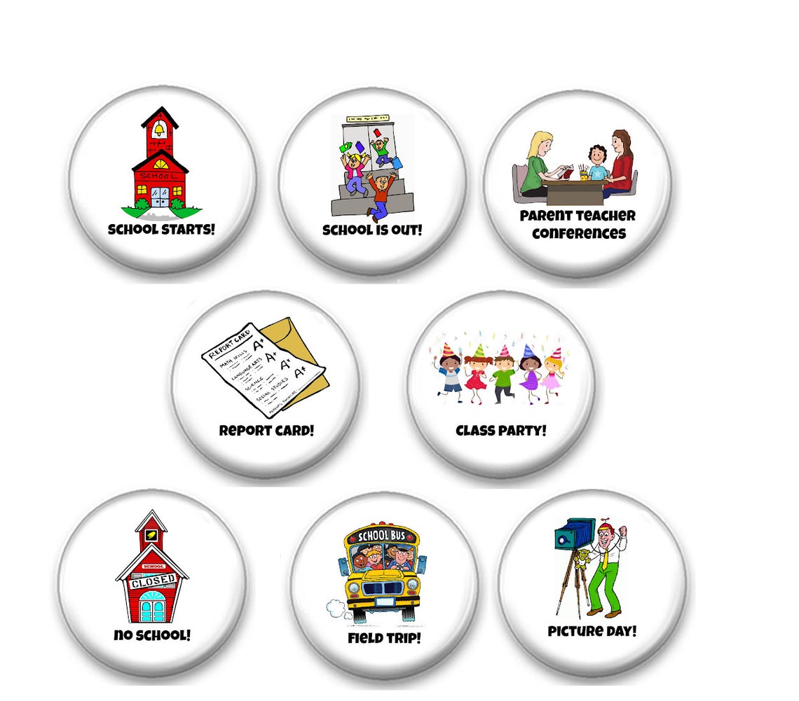 1 School Days Magnetic Calendar Expansion Pack Set of | Etsy