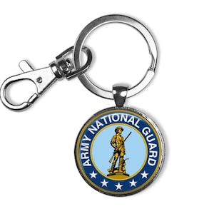 Army National Guard Keychain - Etsy