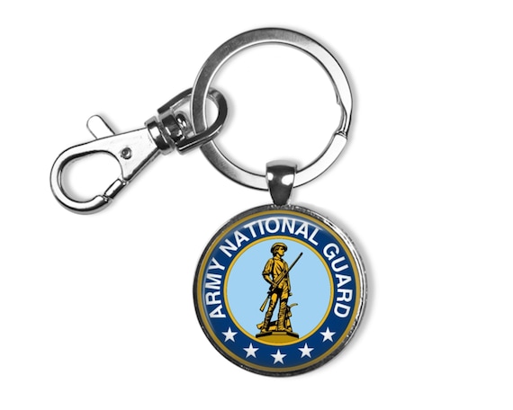 Army National Guard Keychain - Etsy