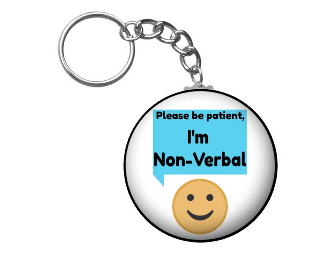 Non Verbal Alert Keychain - Etsy