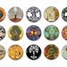 Tree of Life 1" Magnets - Set of 15 - Etsy