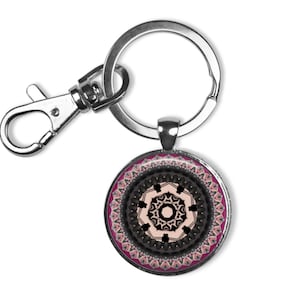 Mandala 5 Keychain - Etsy