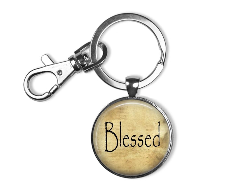 Blessed Keychain - Etsy