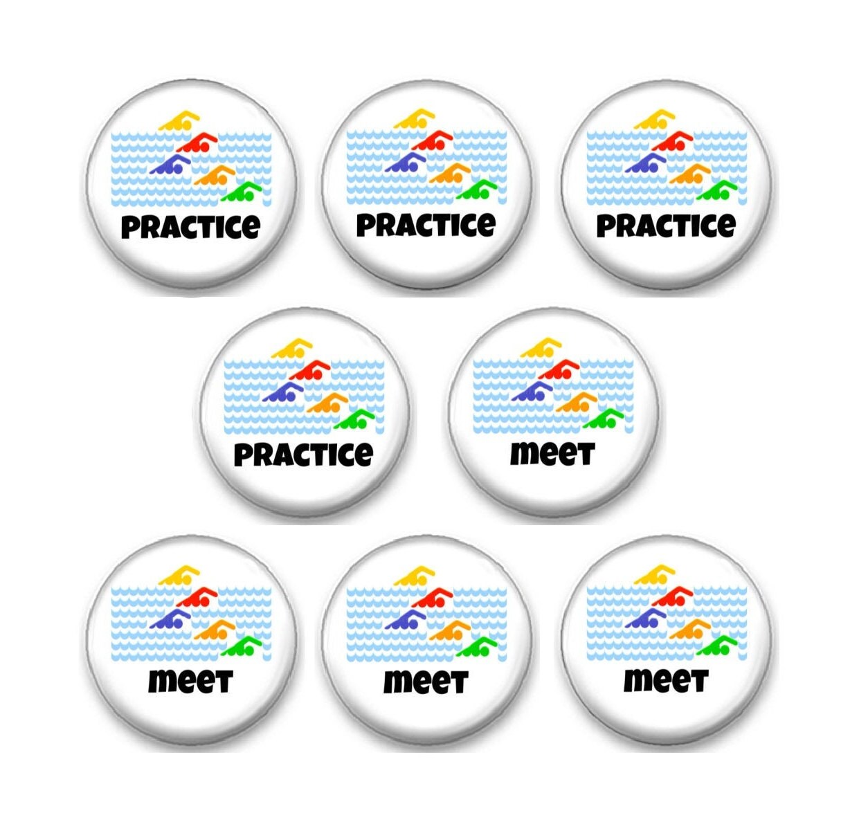 SWIM PRACTICE/MEET 1 Magnetic Calendar Expansion Pack - Etsy