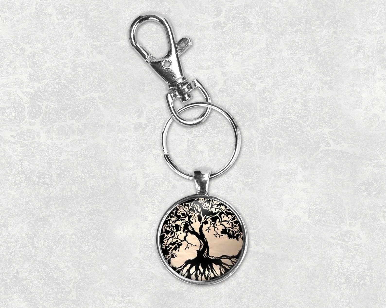 Tree of Life Keychain - Etsy