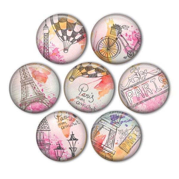Paris Magnets - Etsy