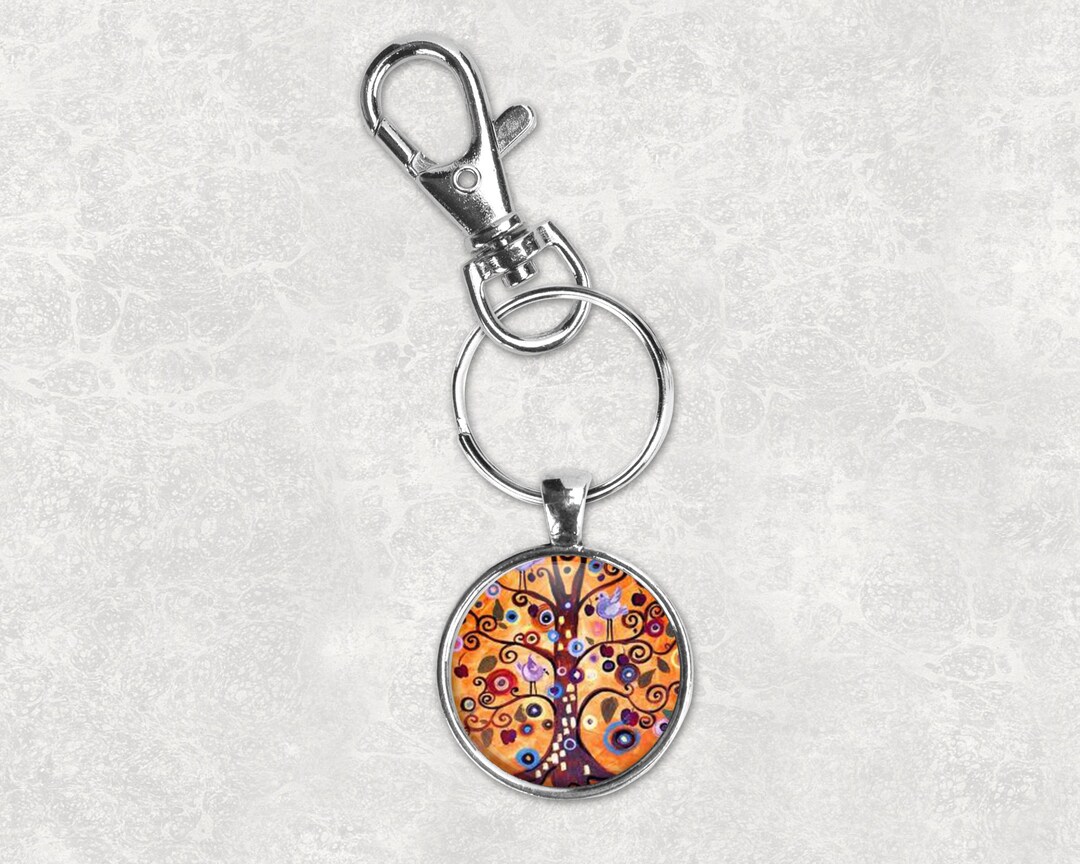 Tree of Life Keychain - Etsy
