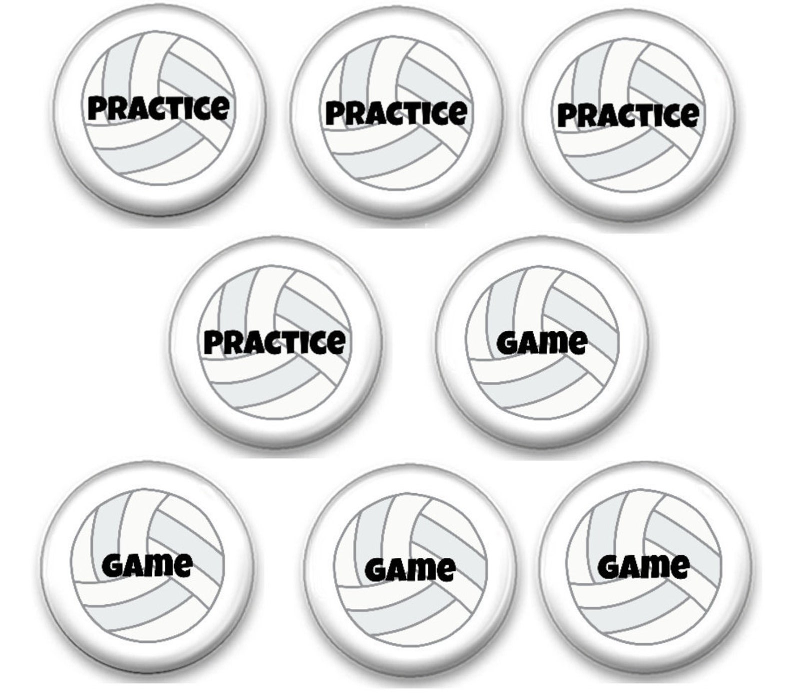 VOLLEYBALL GAME/PRACTICE 1 Magnetic Calendar Expansion - Etsy