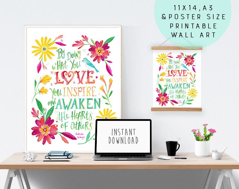 Inspirational Wall Art Printable Quote do What You - Etsy