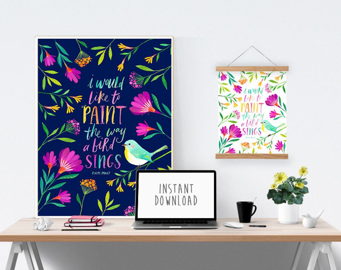 Art Studio Decor Craft Room Sign Printable Wall Art Quote - Etsy México