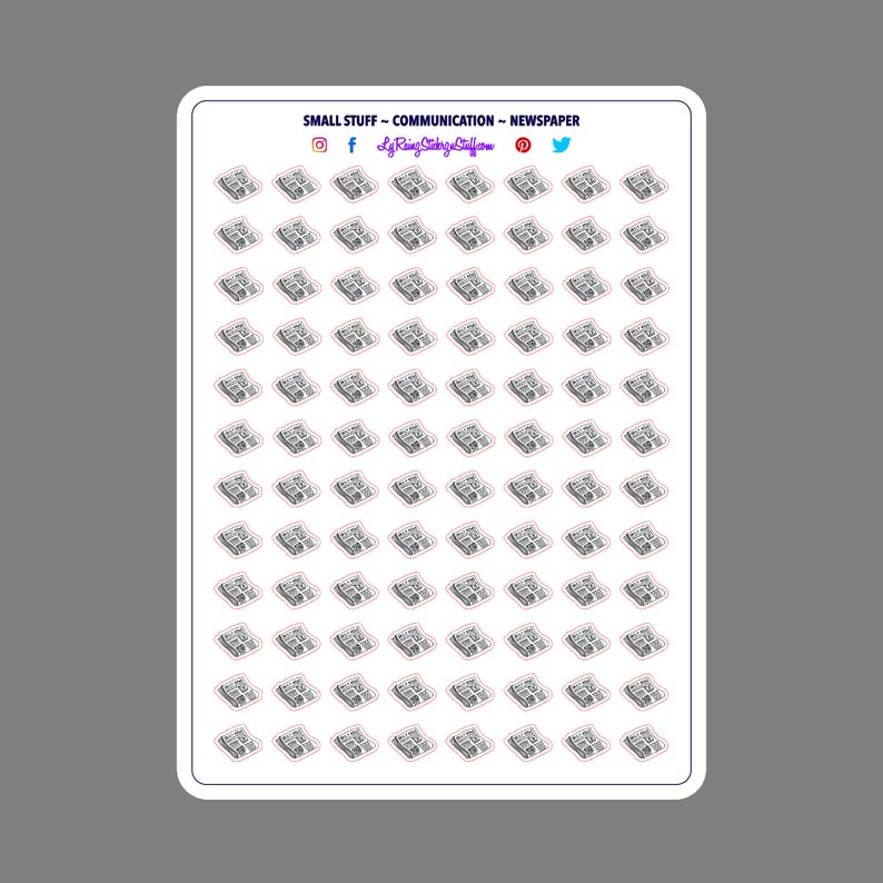 COMMUNICATION Stickers for Passion Planner Happy Planner - Etsy