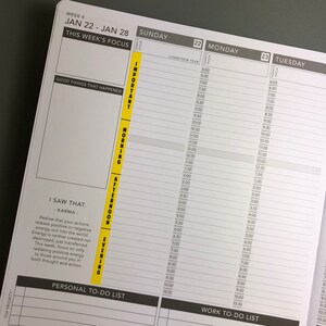 IMPORTANT, Morning, Afternoon, Evening Time Block Out Strips STICKERS ...