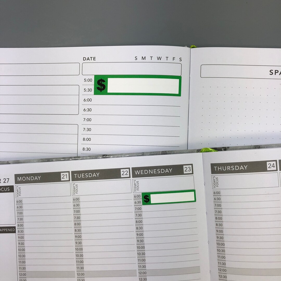 MONEY STRIPS Stickers Available in the Passion Planner - Etsy