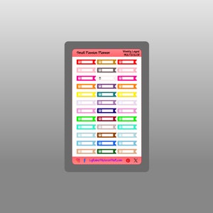 SCALE FLAGS - WEIGHT Trackers - Stickers for the Small, Medium and ...