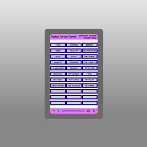 EVERYDAY HEADERS - Stickers - for the Small, Medium and Large Size ...