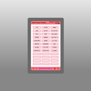 EVERYDAY HEADERS - Stickers - for the Small, Medium and Large Size ...