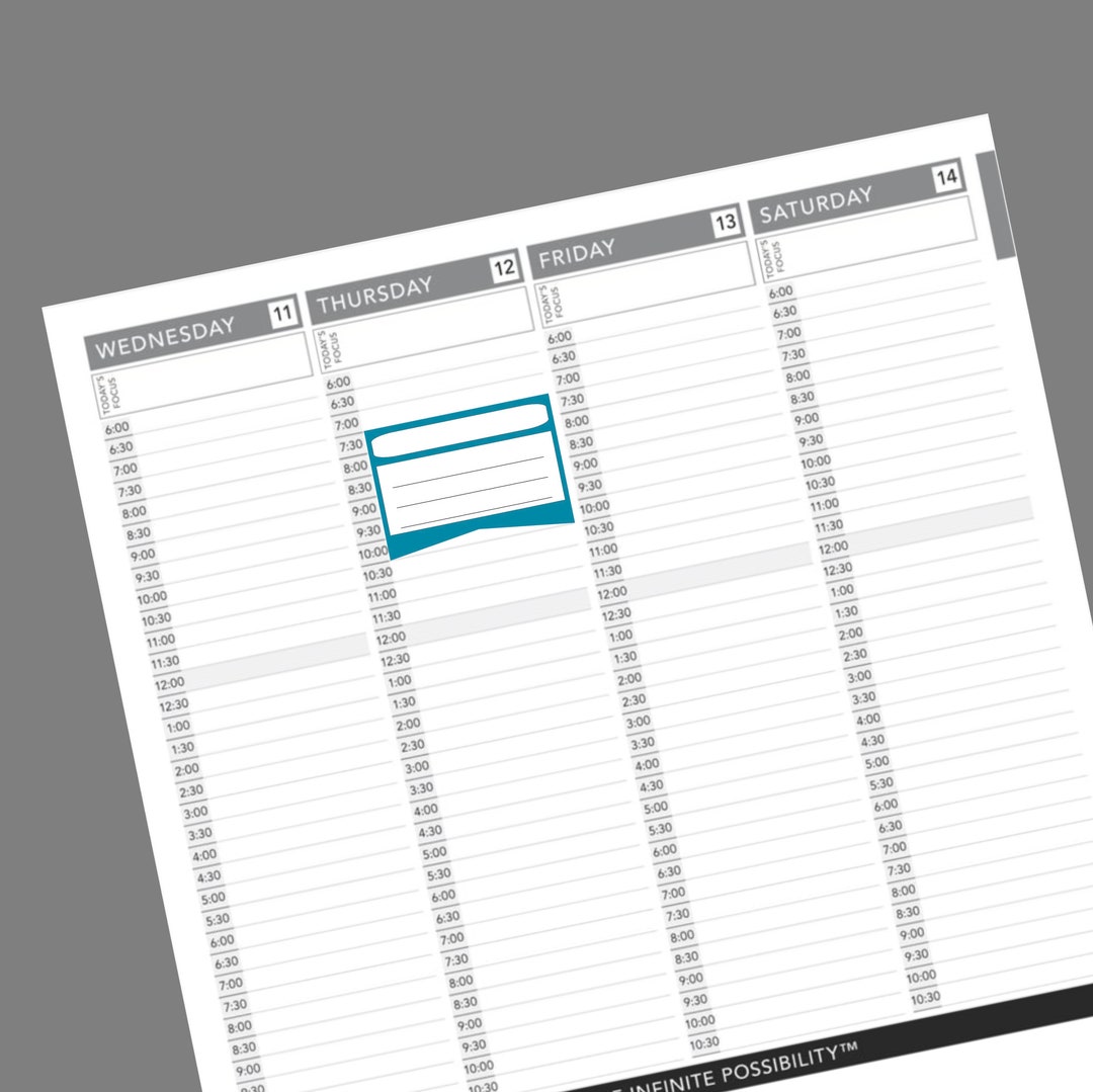 FLAG TIME BLOCKS - Stickers - Weekly Layout Section - Small, Medium and ...