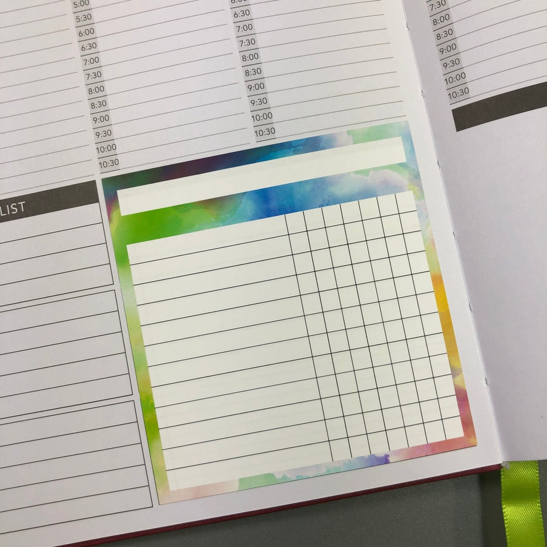 Personal & Work to Do full Size HABIT TRACKER Stickers - Etsy