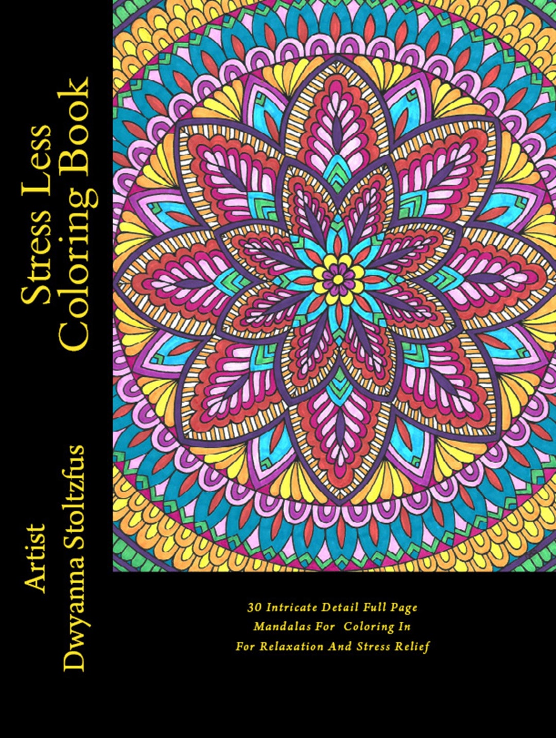 Stress Less Coloring Book PDF - Etsy