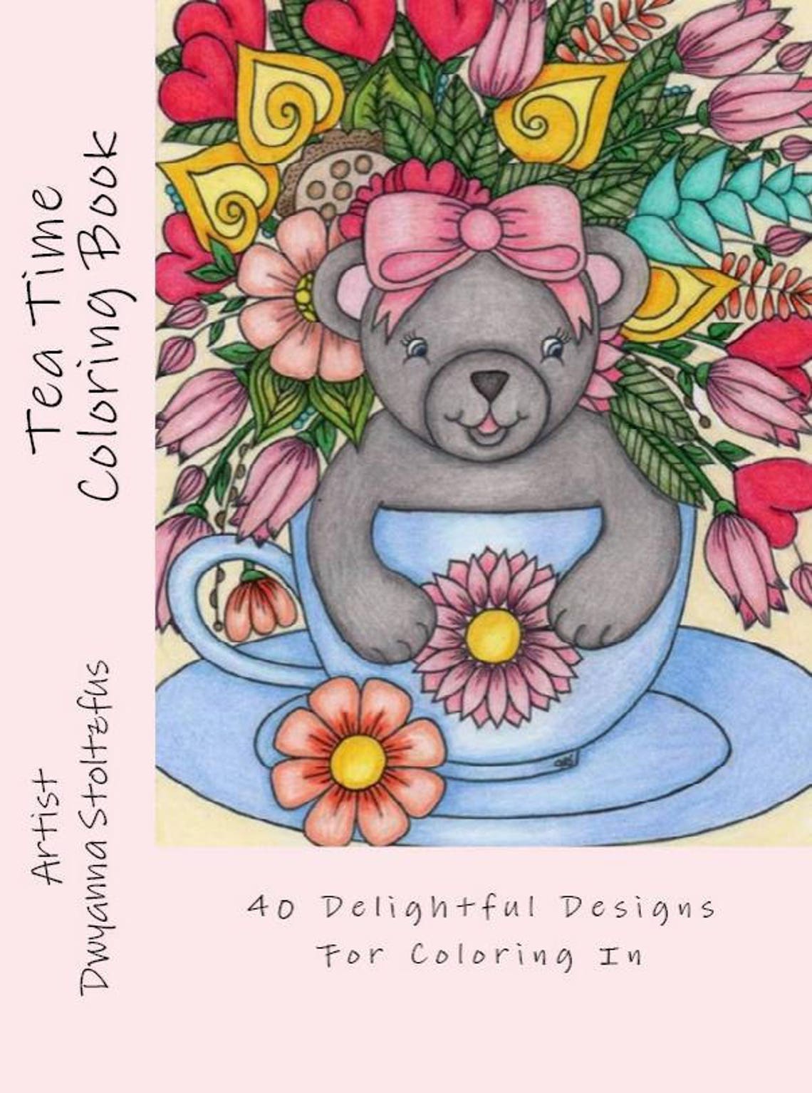 Tea Time Coloring Book PDF | Etsy