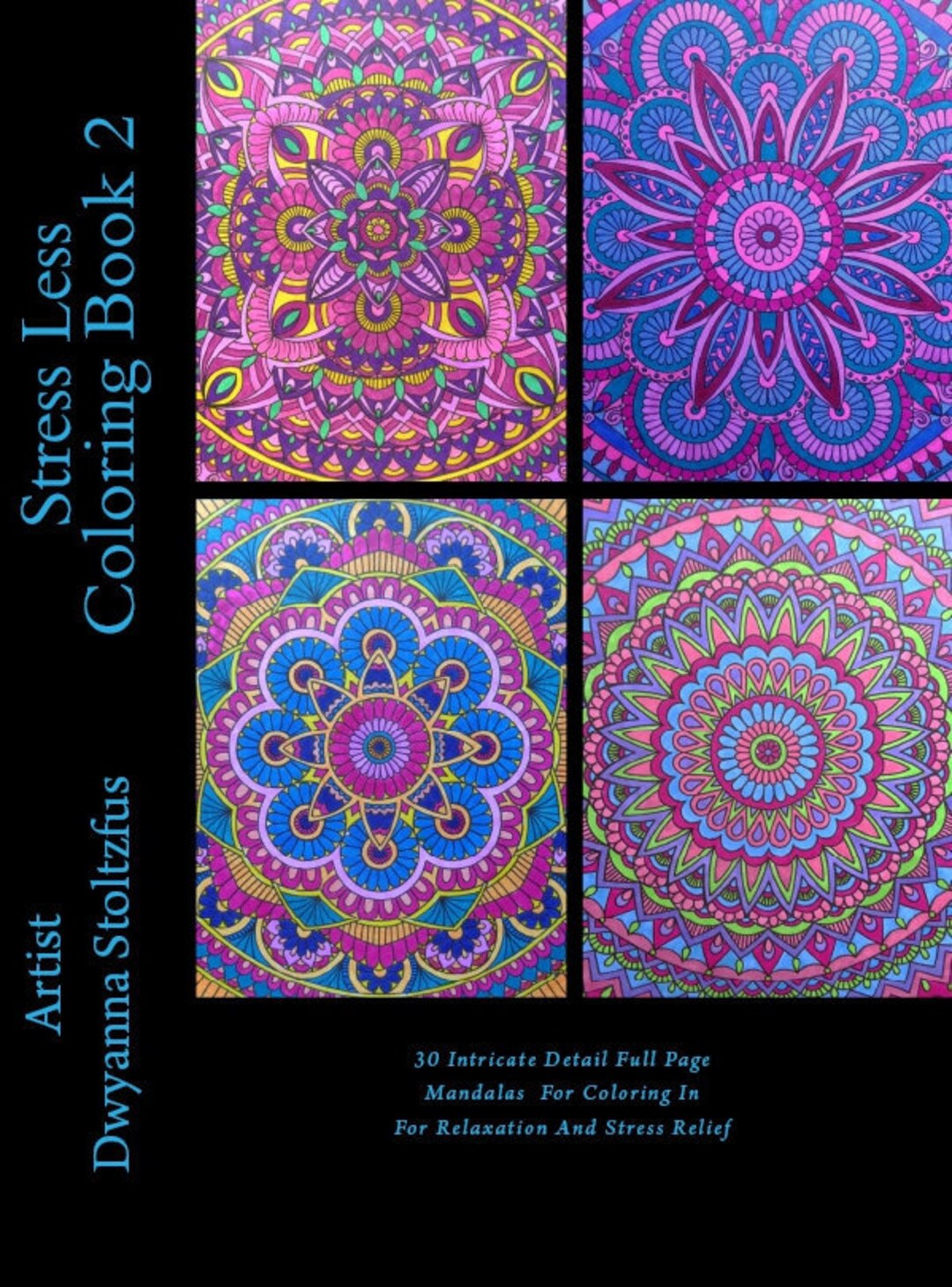 Stress Less 2 Coloring Book PDF - Etsy