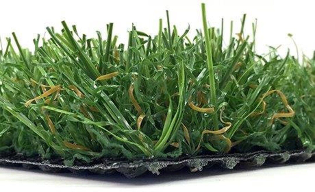 2' Feet X 12' Feet Premium Grass Mat Indoor Outdoor Green/tan ...