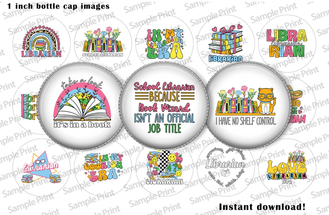 Librarian Images - Librarian BCI - Book Images - Book BCI - Bottle Cap ...