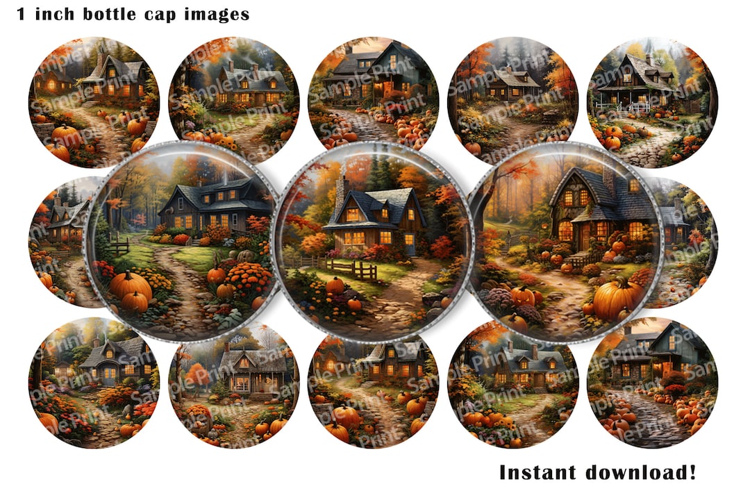 Cottage Core BCI - Cottage Core Images - Autumn Cabin - Halloween ...