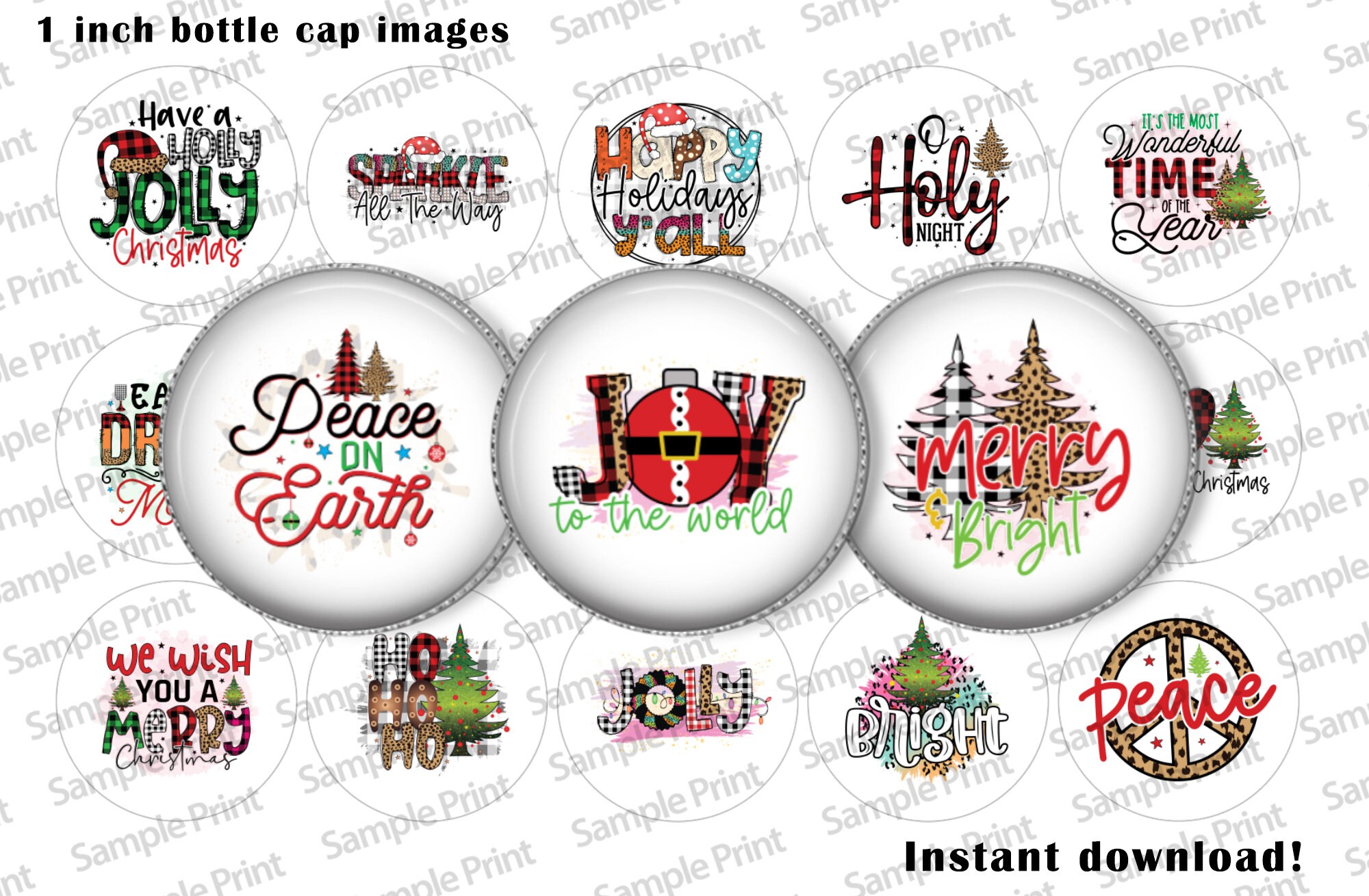 Christmas BCI Christmas Images Joy to the World Peace on | Etsy