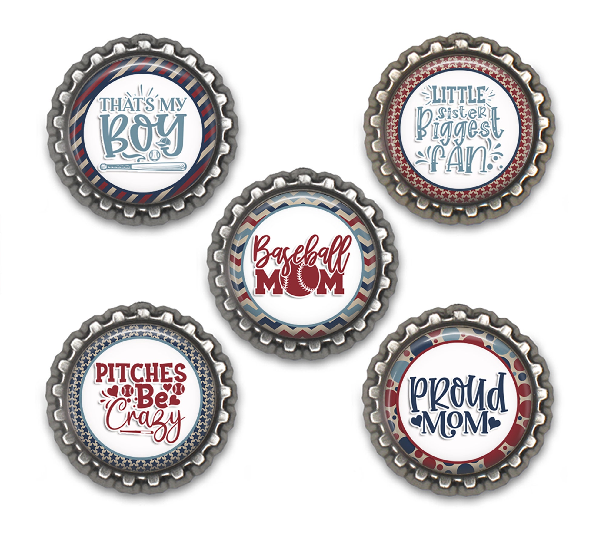 Baseball BCI - Bottle Cap Images - Baseball Images - 4x6 Printable ...