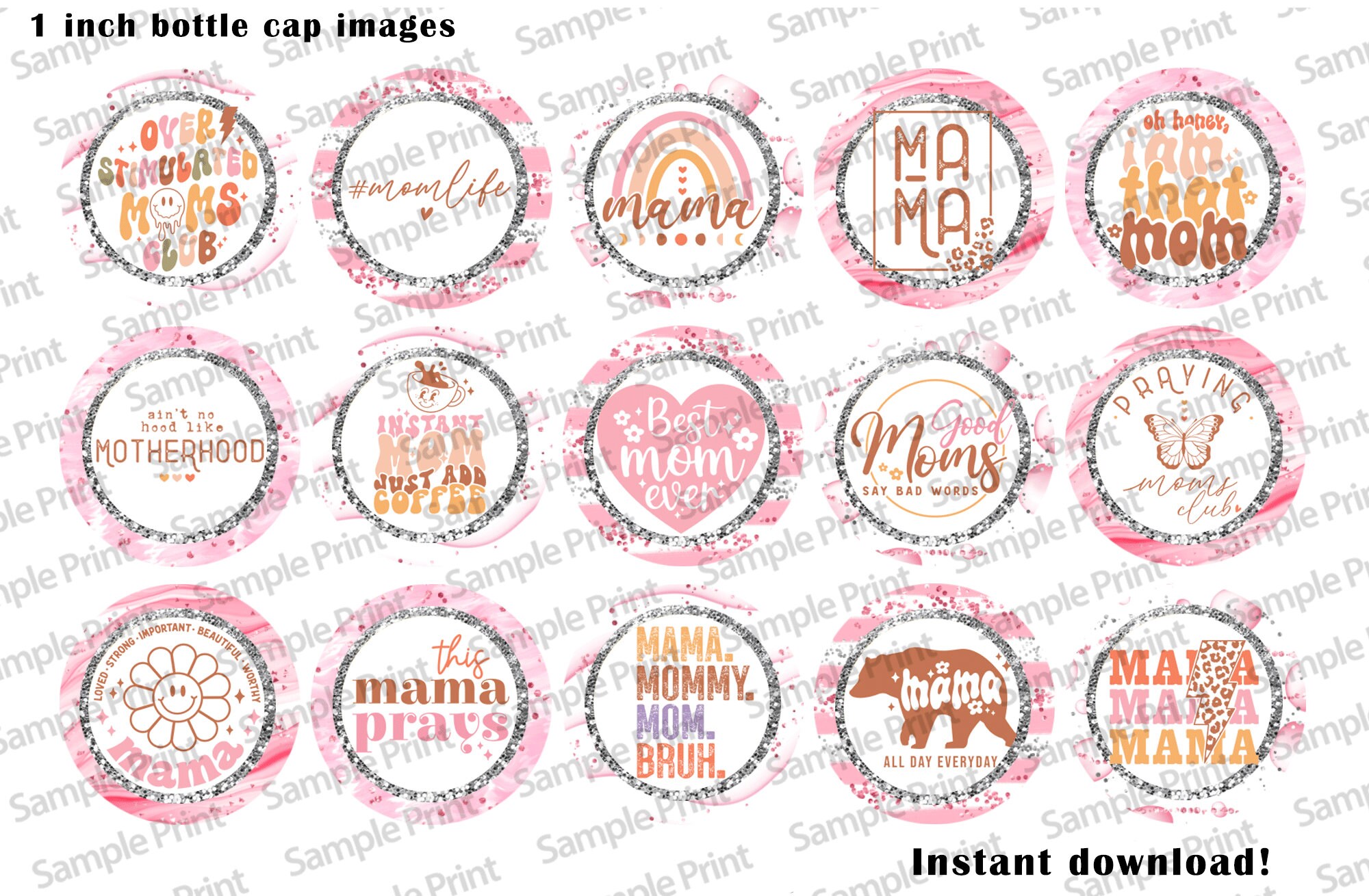 Mothers Day - Mothers Images - Mothers Day BCI - Best Mom Ever - 25mm ...