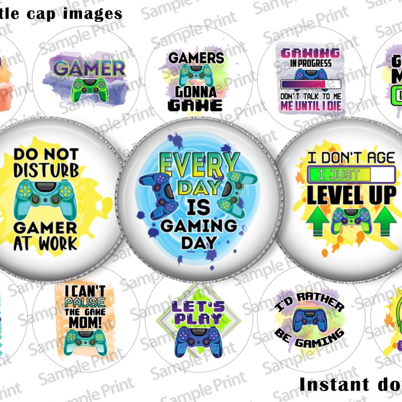 Bottle Cap Printable - Etsy